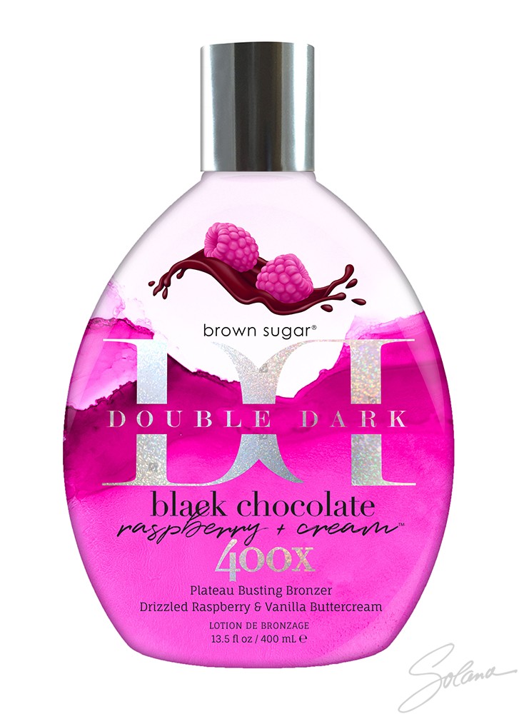 DOUBLE DARK BLACK CHOCOLATE RASPBERRY CREAM 13.5on